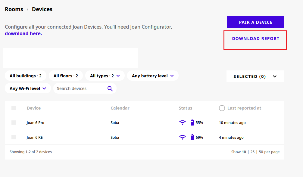 Device performance analytics