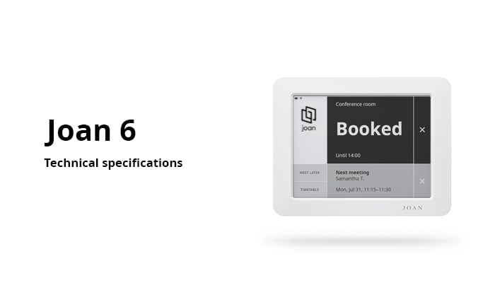 Joan 6 - Technical specifications