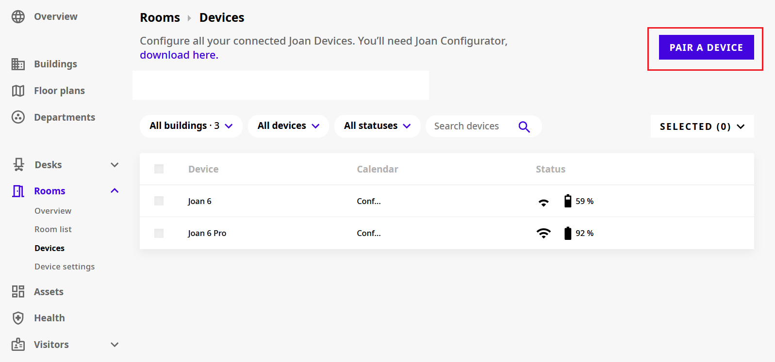 How to add a device to the MyJoan account