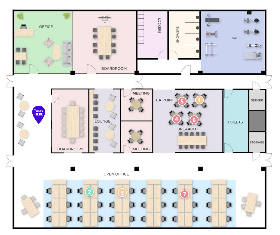 Desk and Asset Status Colors in Floor Plan View: A Quick Guide