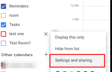 What is the room identifier in Google Workspace?